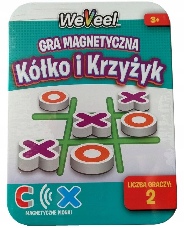 Gra Magnetyczna Kółko I Krzyżyk Podróżna Weveel - Inna marka | Sklep EMPIK.COM