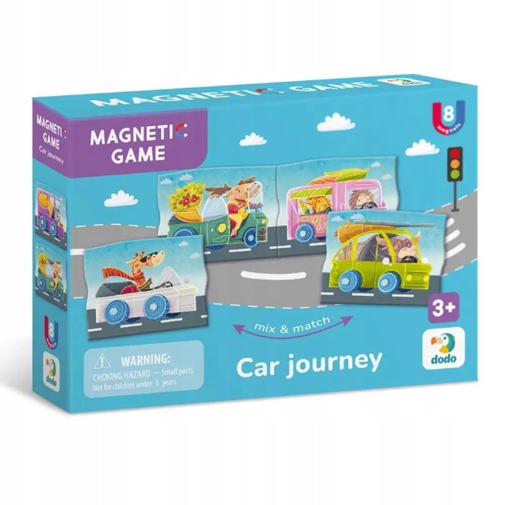 Gra Magnetyczna - Przygoda W Pojazdach - Dodo 3+ - Dodo | Sklep EMPIK.COM