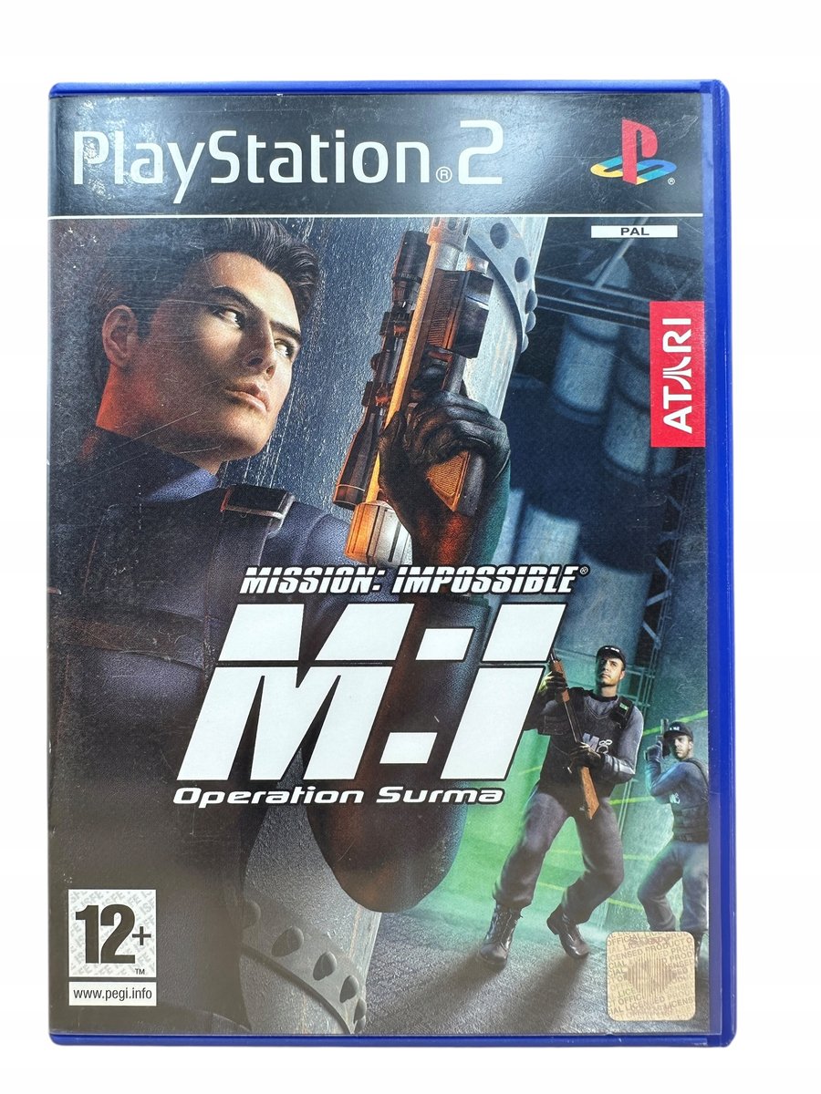 Gra MISSION IMPOSSIBLE OPERATION SURMA PS2 Sony PlayStation 2 PS2 ...