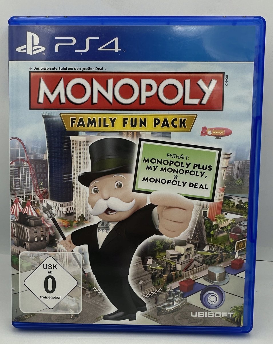 Gra Monopoly Family Fun Pack Sony PlayStation 4 PS4 PS5 - Bigmoon ...