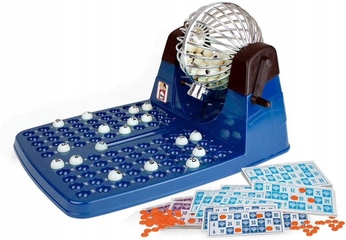 Gra planszowa CHICOS GRA RODZINNA BINGO MASZYNA LOSUJĄCA LOTERIA Chicos ...