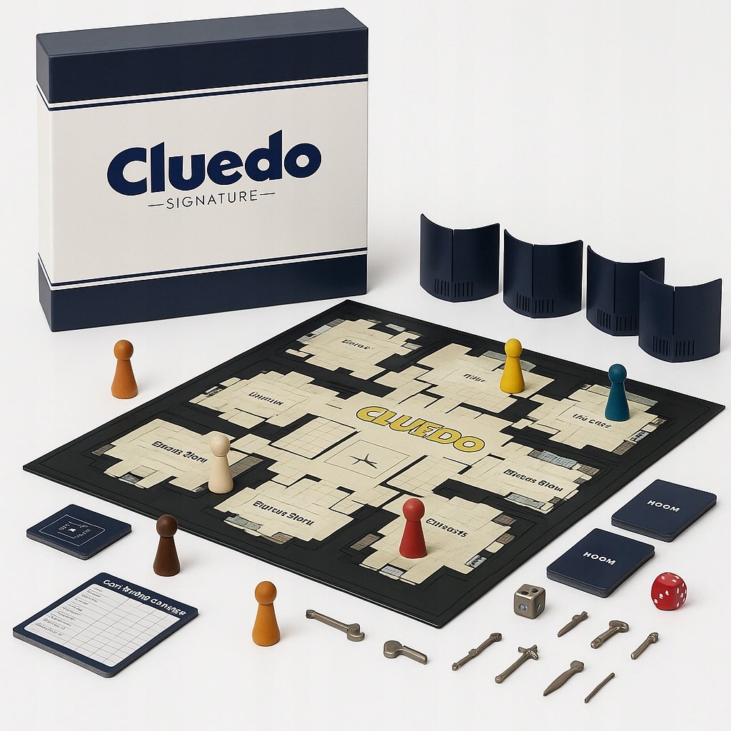 Gra planszowa Cluedo Hasbro - brak informacji | Sklep EMPIK.COM