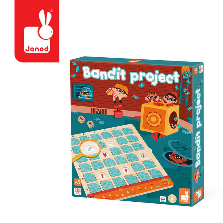 Gra strategiczna Złodziejaszki Bandit Project 5+, Janod - Janod | Sklep ...