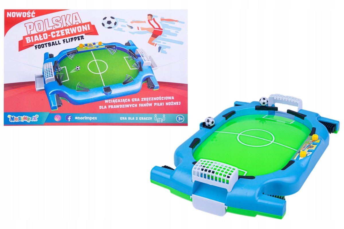Gra zręcznościowa Piłkarzyki Flipper football, Norimpex - Norimpex ...