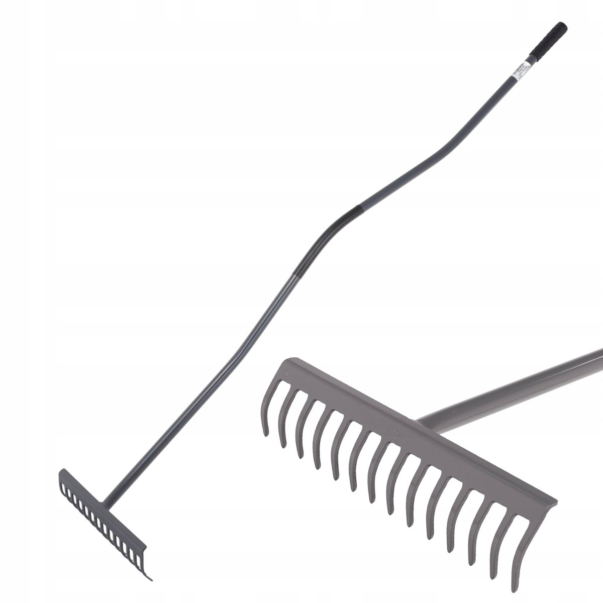 Grabie Wyprofilowane Ergo 14-Zebne Ogrodnicze Metalowy Trzonek - Geko ...