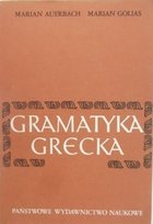Gramatyka grecka - Auerbach Marian | Książka w Empik