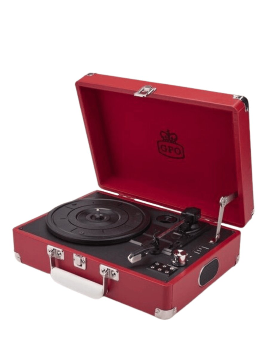 Gramofon Gpo Attaché - Pillar-Box Red - GPO | Sklep EMPIK.COM