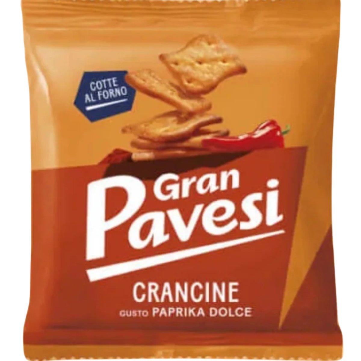 Gran Pavesi Crancine Paprika 30g włoskie krakersy o smaku słodkiej ...