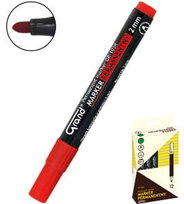 Grand Marker Permanent Gr-103R Okrągły Czerwony 1Szt - Inna marka ...