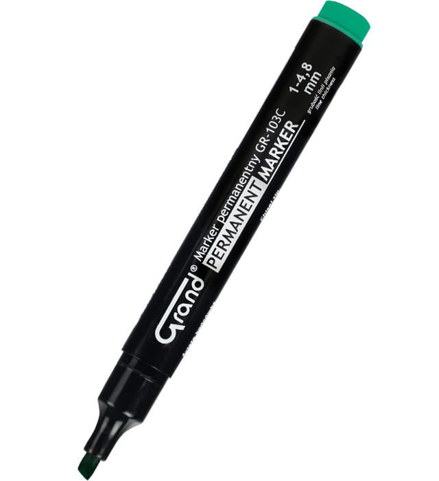 Grand Marker Permanentny Gr103C Ścięty Zielony 1Szt - Inna marka ...