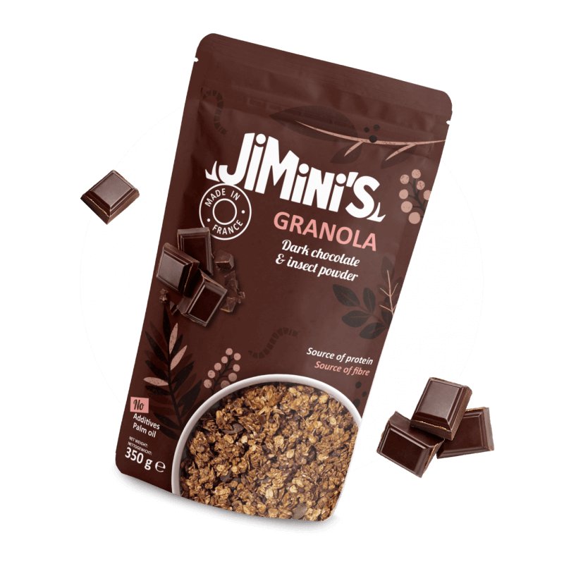 Granola Gorzka Czekolada Z Owadami 350G - Jiminis | Sklep EMPIK.COM