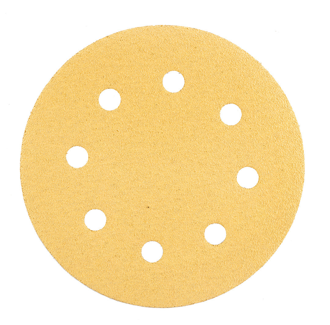 GRAPHITE, Papier ścierny na rzep 180 mm, K80, 5 szt., z 8 otworami do ...