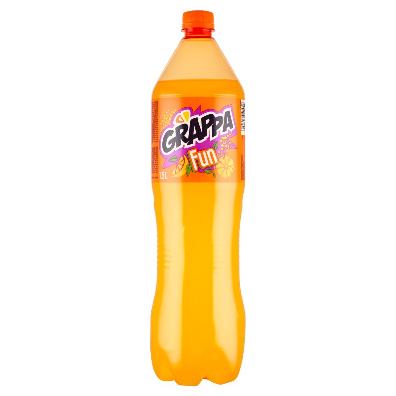 Grappa Fun Napój gazowany o smaku pomarańczowym 1,5 l - Grappa | Sklep ...
