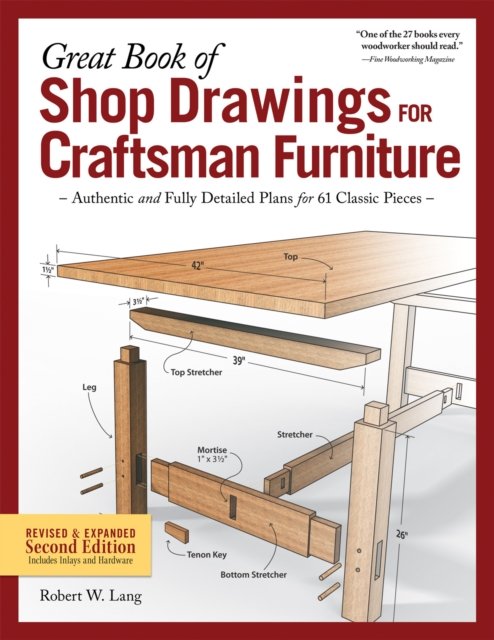 Great Book of Shop Drawings for Craftsman Furniture, Second Edition ...