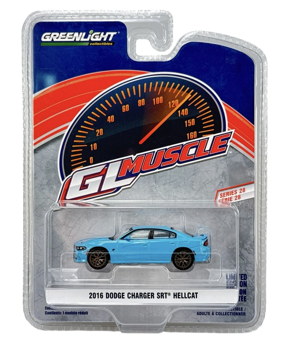 Greenlight 2016 Dodge Charger Srt Hellcat Gl Muscle 1:64 13350 ...