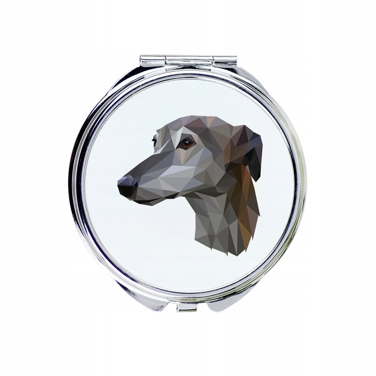 Greyhound, Chart angielski -lusterko ze zdjęciem i napisem geometryczne ...