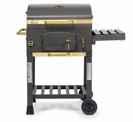 GRILL WĘGLOWY ACTIVA ANGULAR GOLD RUSZT ŻELIWNY 3-CZĘŚCIOWY BBQ - Inna ...