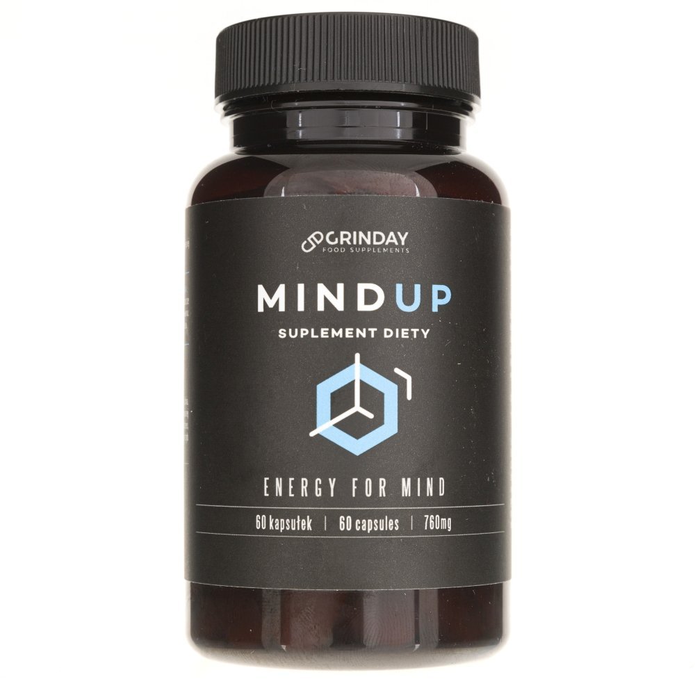 Grinday, Mind Up Energy For Mind, Suplement diety, 60 kaps. | Sklep ...