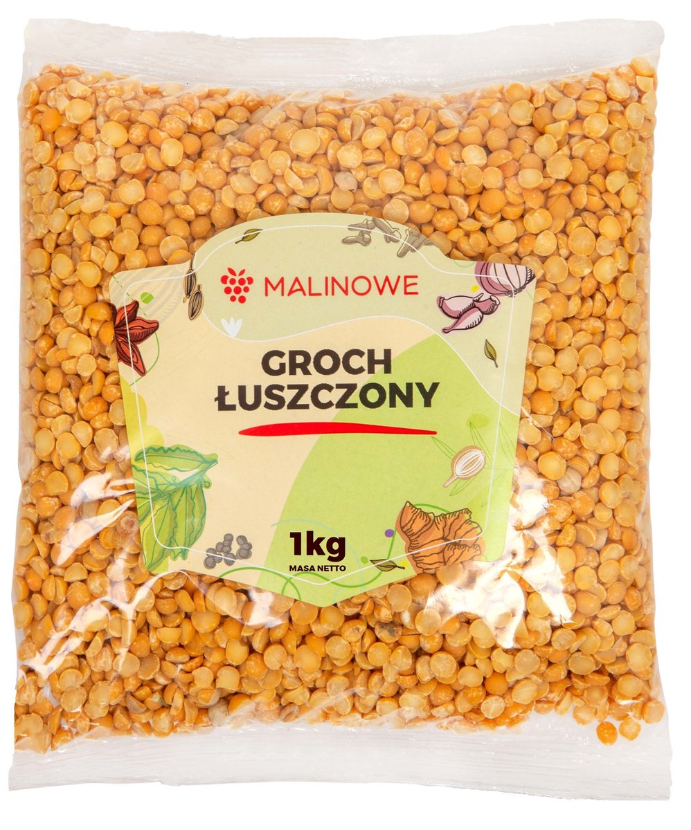 Groch łuszczony 1kg - Malinowe | Sklep EMPIK.COM