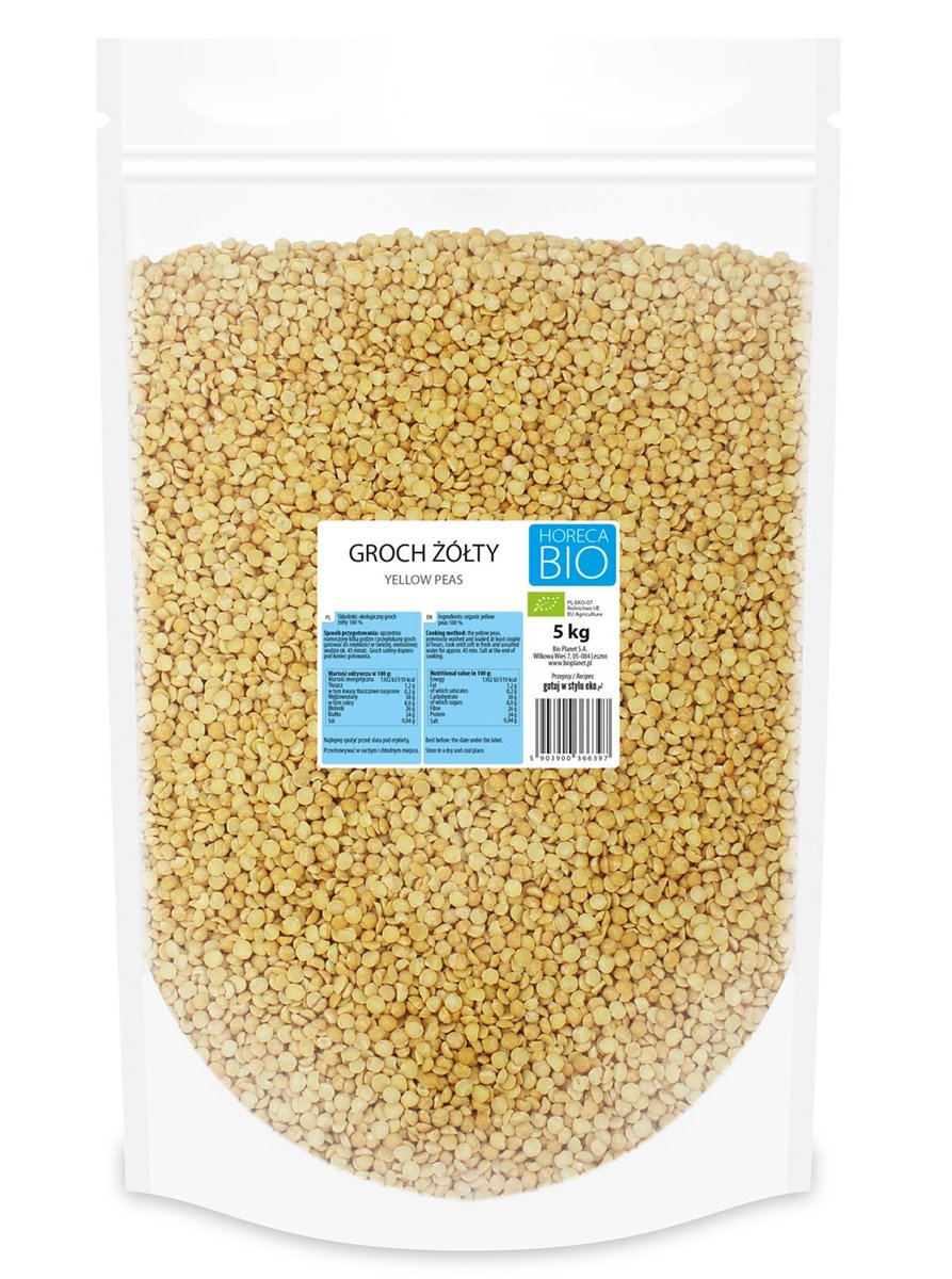 Groch Żółty Bio 5 Kg - Horeca - Inna marka | Sklep EMPIK.COM