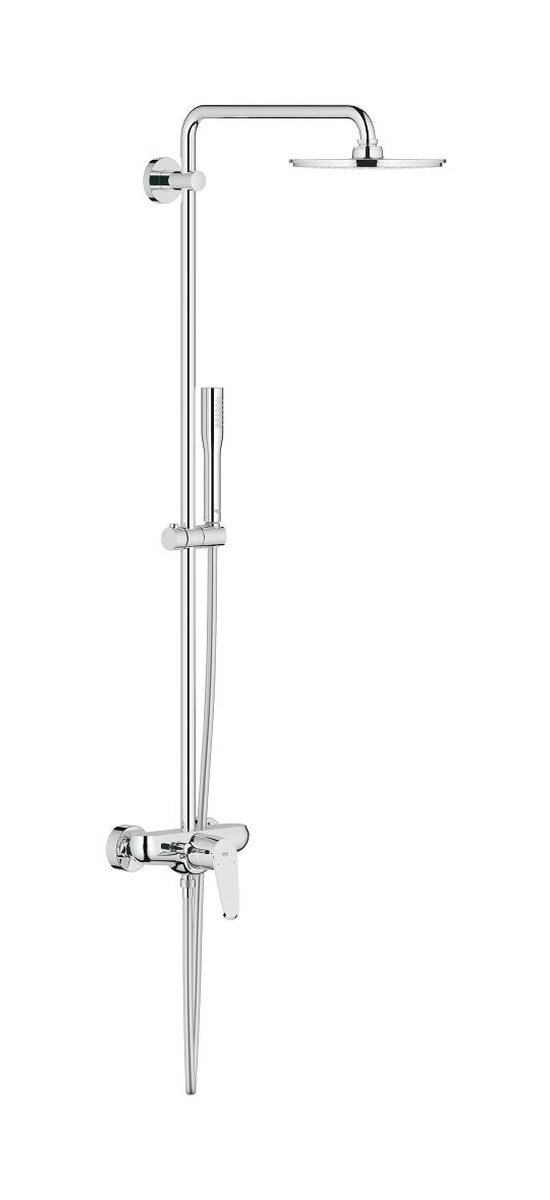 Grohe Euphoria Eurodisc Cosmopolitan System 210 zestaw prysznicowy ścienny z deszczownicą chrom ...
