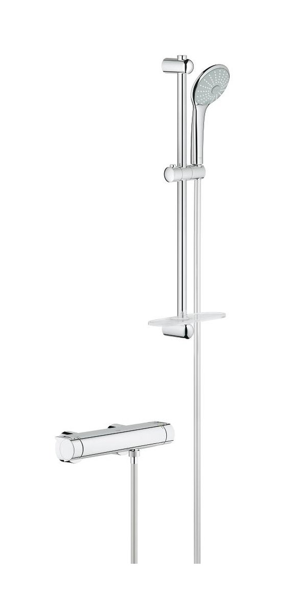 Grohe Grohtherm 2000 bateria prysznicowa ścienna termostatyczna chrom ...