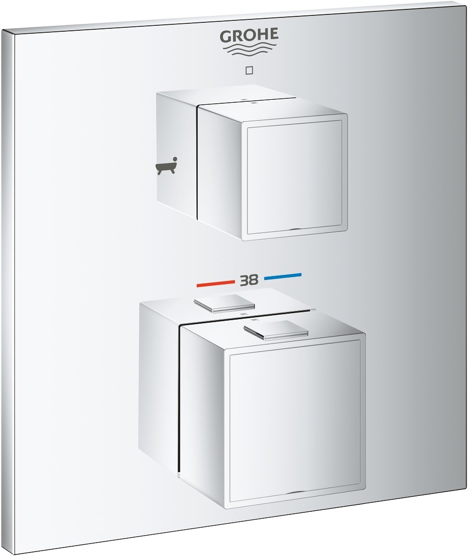 Grohe Grohtherm Cube bateria wannowo-prysznicowa podtynkowa ...