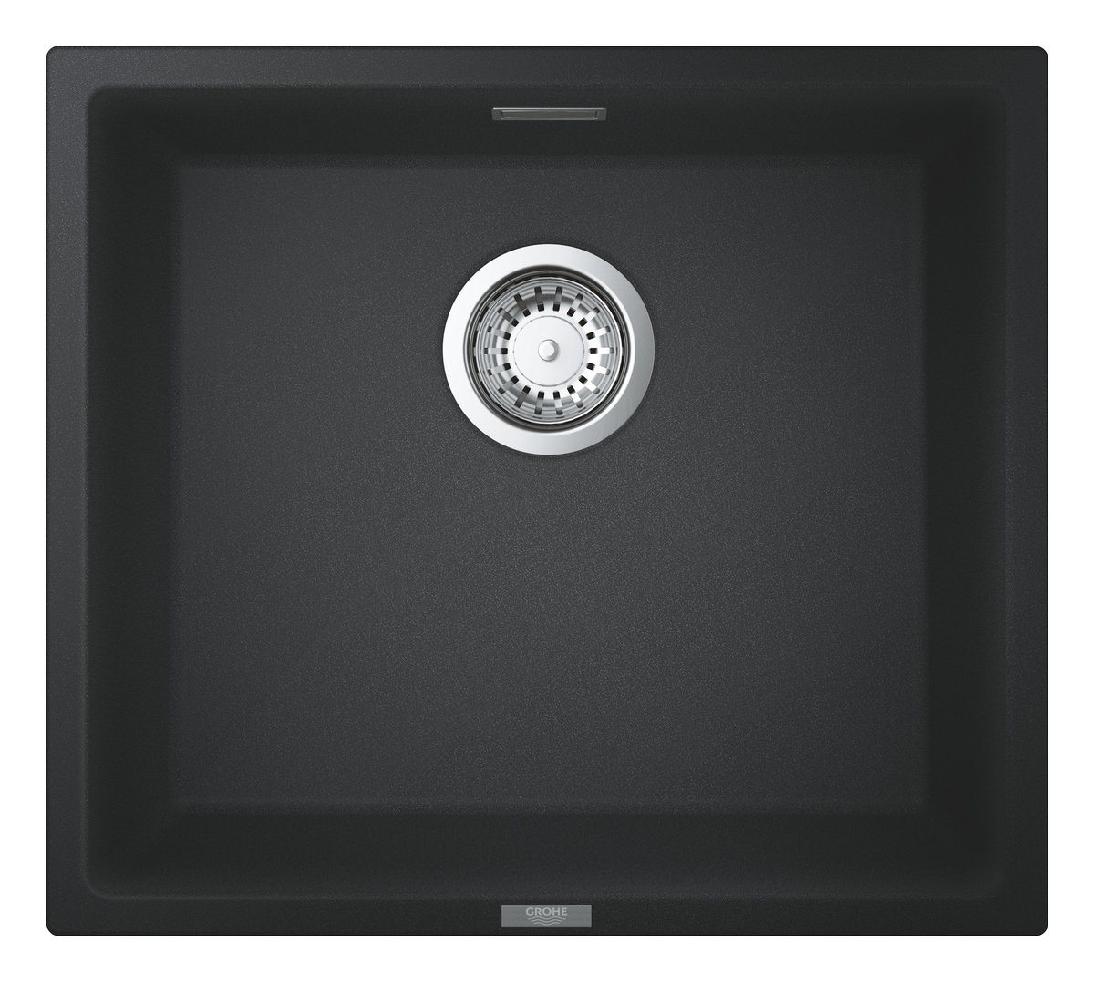 Grohe K700 zlewozmywak granitowy 45,7x40,6 cm podblatowy czarny granit ...