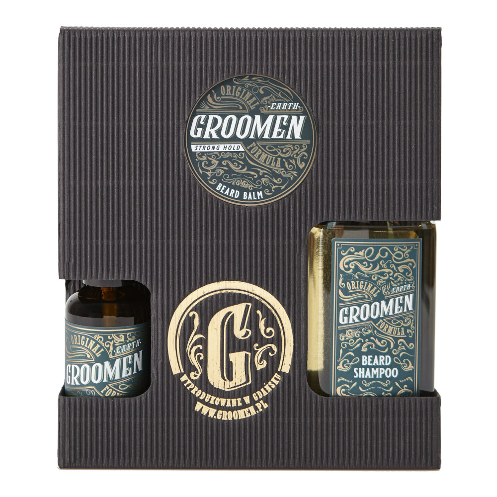Groomen Zestaw do brody EARTH Strong Hold | Sklep EMPIK.COM
