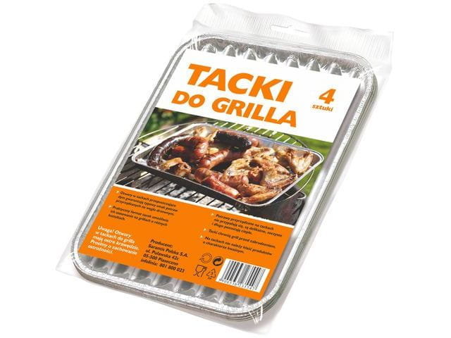 Grosik Tacka Do Grilla(Mała) - 4 Sztuki - Terravita | Sklep EMPIK.COM