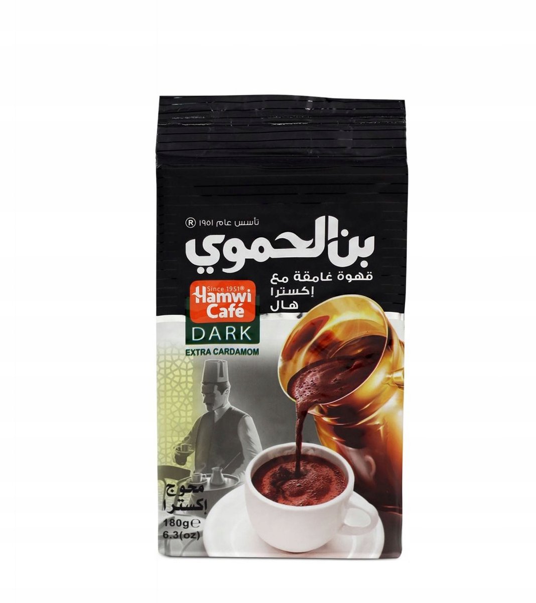 Ground Coffee 180g Dark extra Cardamom Hamwi - Hamwi | Sklep EMPIK.COM