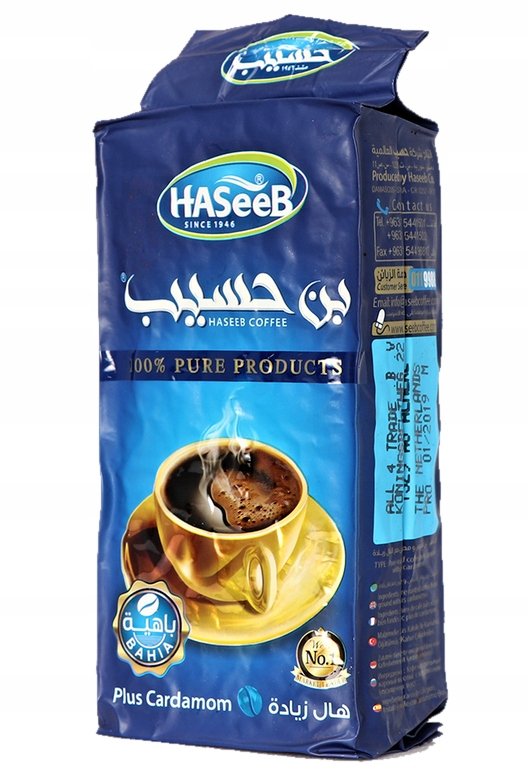 ground coffee cardamom plus Haseeb 200 g - Arabic coffee - Ha Seeb ...