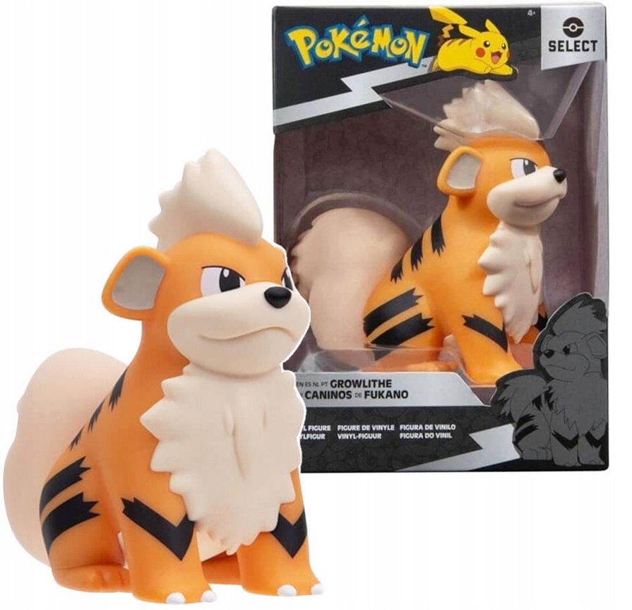 Growlithe Figurka Winylowa Pokemon 10 CM Jazwares - Inna marka | Sklep ...