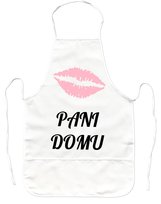 Gruby fartuch kuchenny 321PREZENT Pani Domu, biały - 321Prezent | Sklep EMPIK.COM