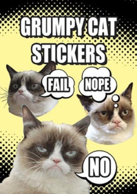 Grumpy Cat Stickers - Grumpy Cat | Książka w Empik