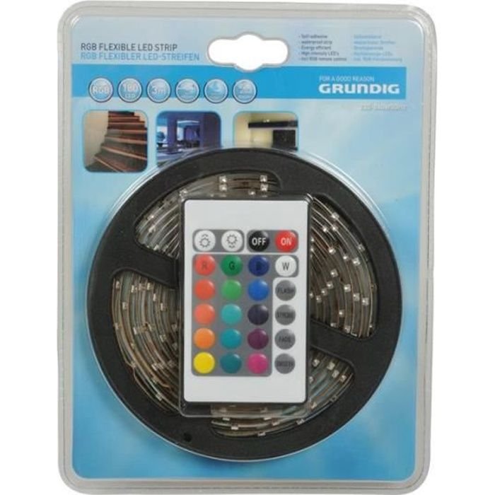 Grundig Flexibele KOLOROWA taśma LED Met AB 180 LED 3 M - Inna marka ...