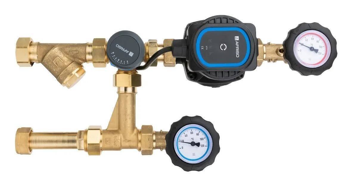 Grupa pompowa BPS 996 AP z obrotowym zaworem mieszającym ARV 362 ProClick pompa APH 160 AFRISO ...