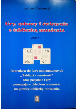 Gry zabawy i ćwiczenia z tabliczką mnożenia część II - Marek Andrzej ...