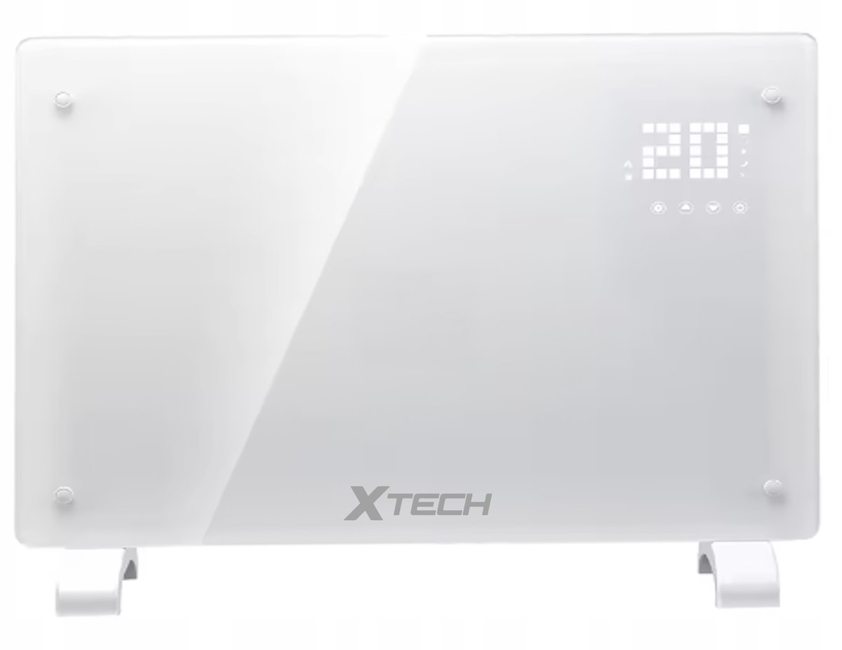 GRZEJNIK KONWEKCYJNY ELEKTRYCZNY SZKLANY PANEL GRZEWCZY 2500 W XTECH - Xtech | AGD Sklep EMPIK.COM