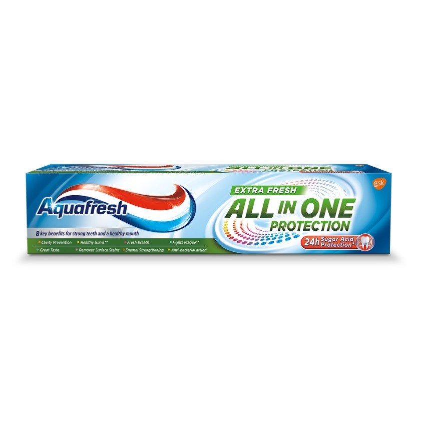 GSK AQUAFRESH PASTA IN ONE PROTECT WHITE 100 ML | Sklep EMPIK.COM