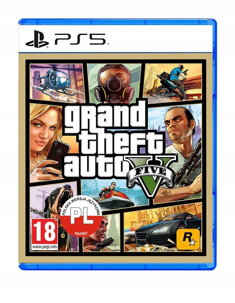 Gta 5 / Grand Theft Auto V, PS5 - Rockstar Games | Gry i programy Sklep ...