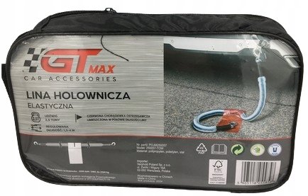 GTMax Linka holownicza elastyczna 1,5-4m udźwig 2,5 tony - Inna marka ...