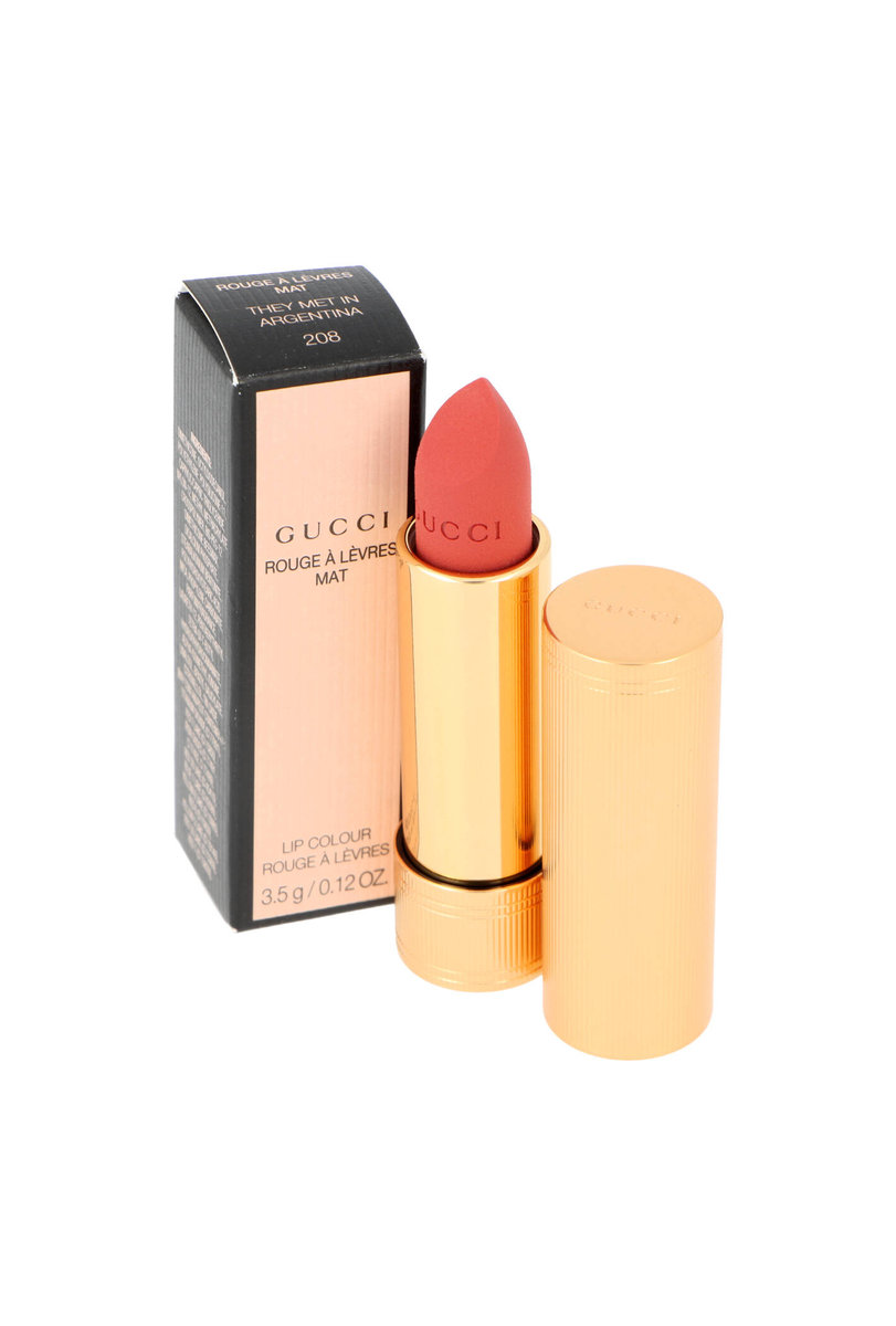Gucci, Maquillage Matte Lips, 208 They Met In Argentina, 3,5g | Sklep ...