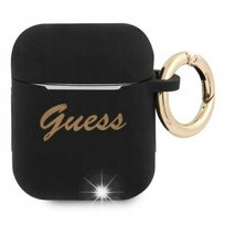 Guess GUA2SSSK Na AirPods cover czarny Silicone Vintage Script - Inna ...