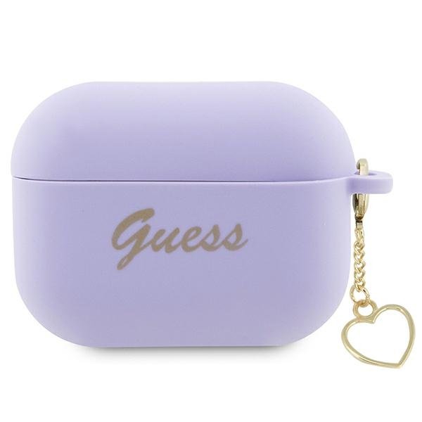 Guess Guap2Lschsu Airpods Pro 2 Cover Purpurowy/Purple Silicone Charm ...