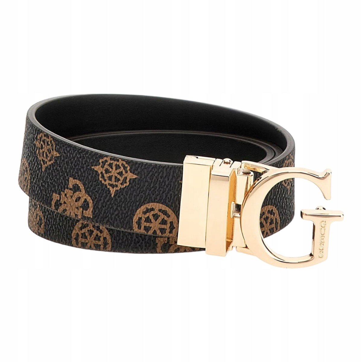 Guess Pasek Damski 2W1 Erica Rev & Adj Pant Brązowy/Czarny R.M - GUESS ...