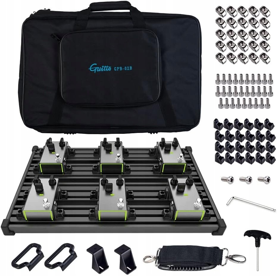 GUITTO Pedalboard gitarowy GPB-02 - Inny producent | Muzyka Sklep EMPIK.COM
