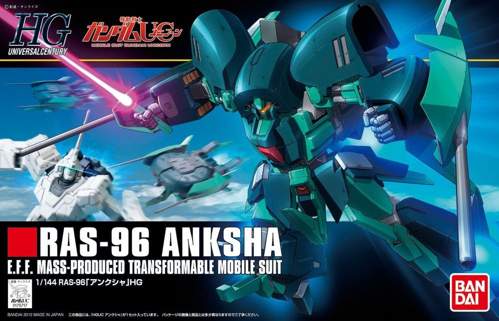 gundam - 1/144 hguc ras-96 anksha - model kit - Inna marka | Sklep ...