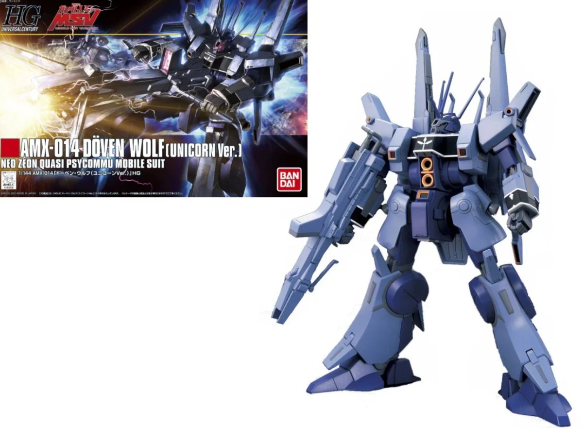 gundam - hguc 1/144 mx-014 doven wolf unicorn version - Inna marka ...