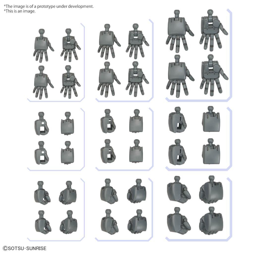 Gundam - Option Parts Set Gunpla 4 (Build Hands Round) - Model Kit ...